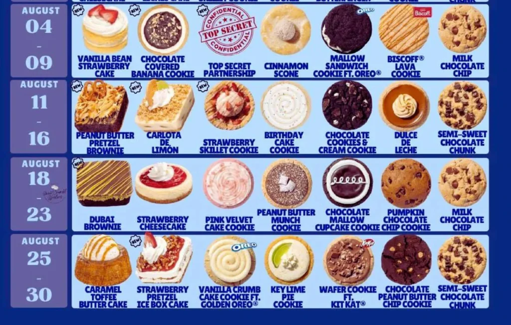 Crumbl Cookies This Week Flavors October 27, 2025
